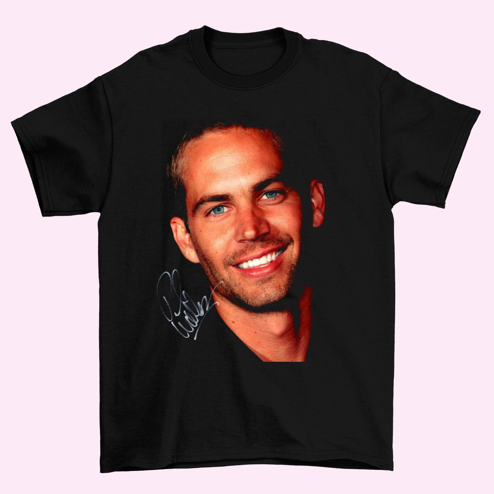Paul Walker Signed T shirt Black Actor All Size S To 4XL - Walmart.com