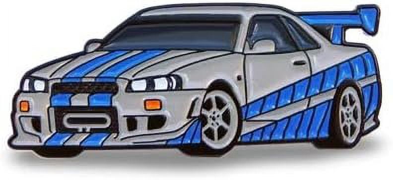 Paul Walker's Skyline R34 GTR V-Spec Enamel Pin - Fast and Furious GT-R ...