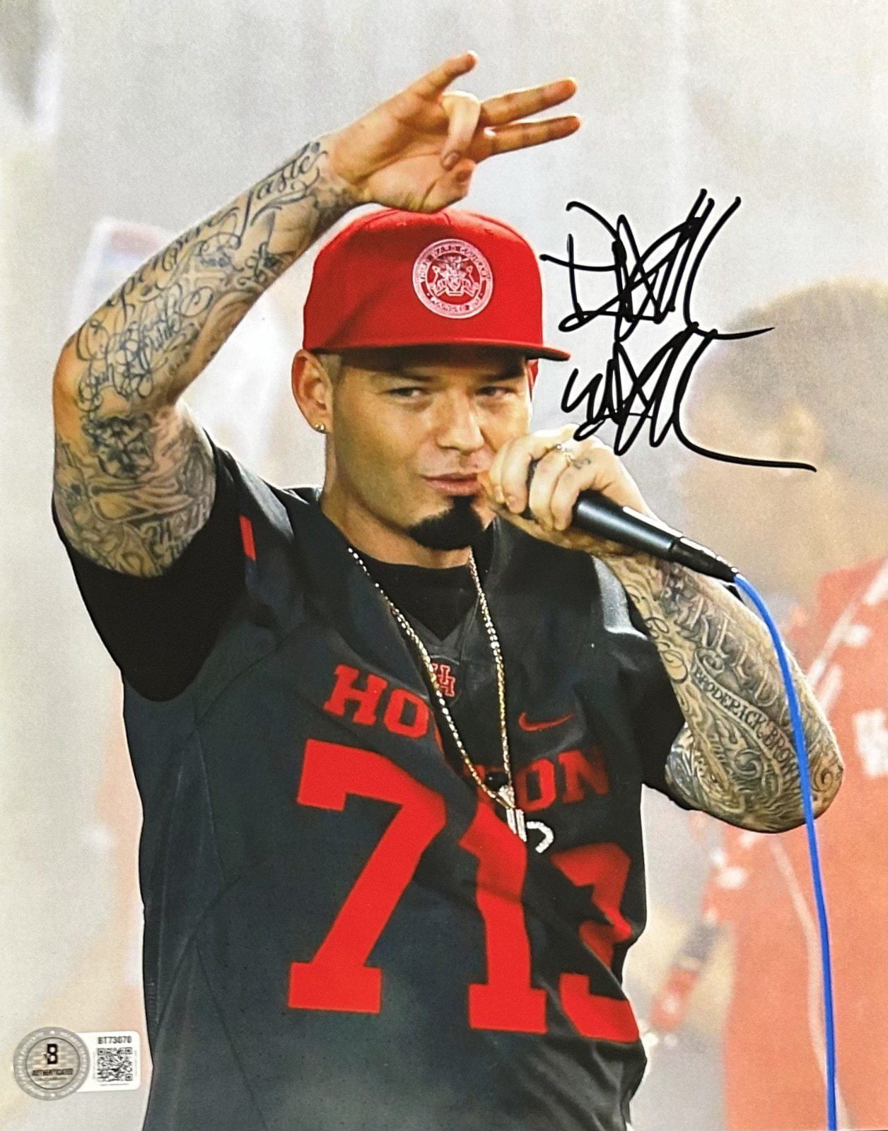 Paul Wall Autograph 8x10 Beckett Rapper The Peoples Champ 3 - Walmart.com