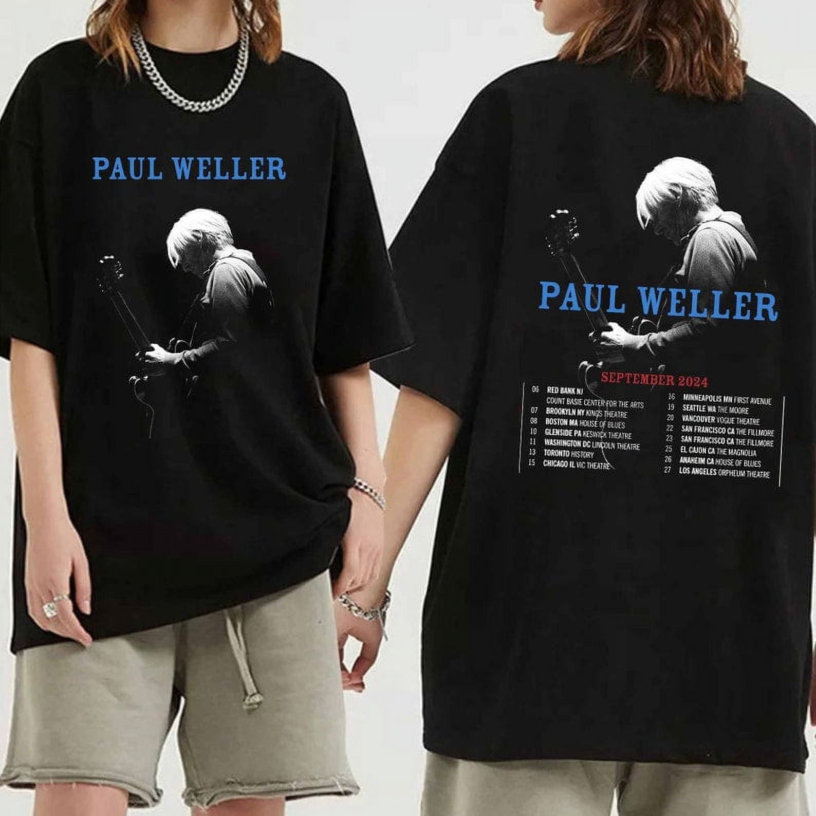 Paul Weller 2024 Tour Shirt, Paul Weller Fan Shirt, Paul Weller 2024 ...