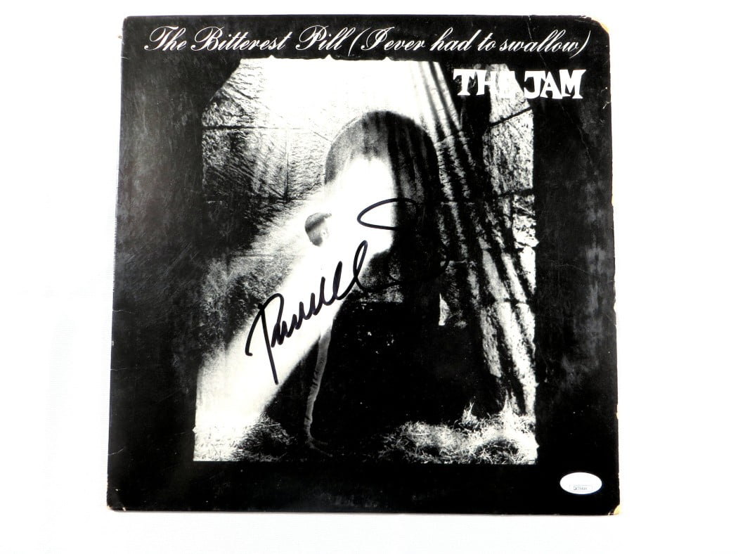 Paul Weller Signed Autographed Album Cover The Jam Bitterest Pill JSA ...