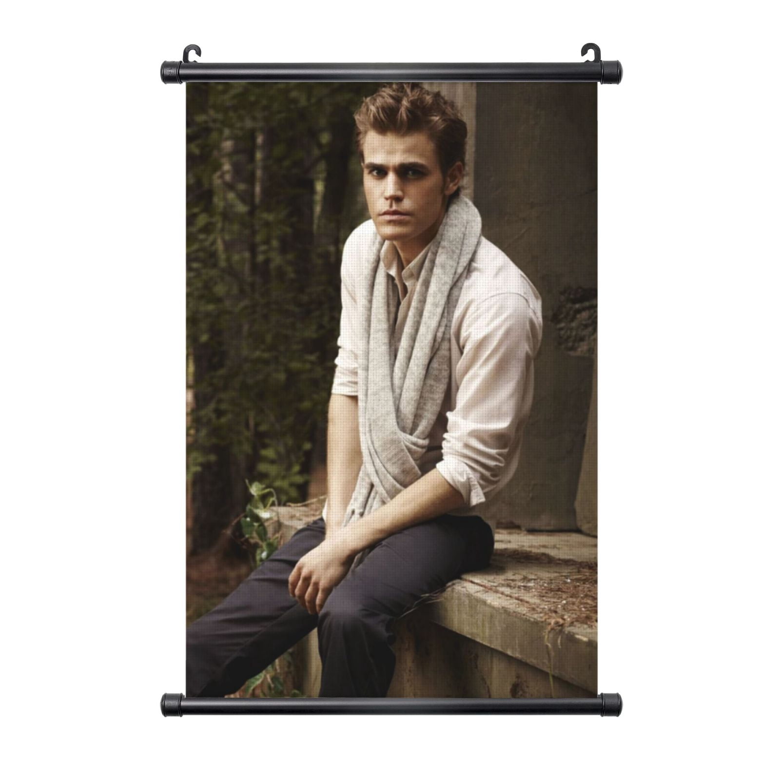 Paul Wesley Black Plastic Shaft Hanging Poster Wall Canvas Prints ...