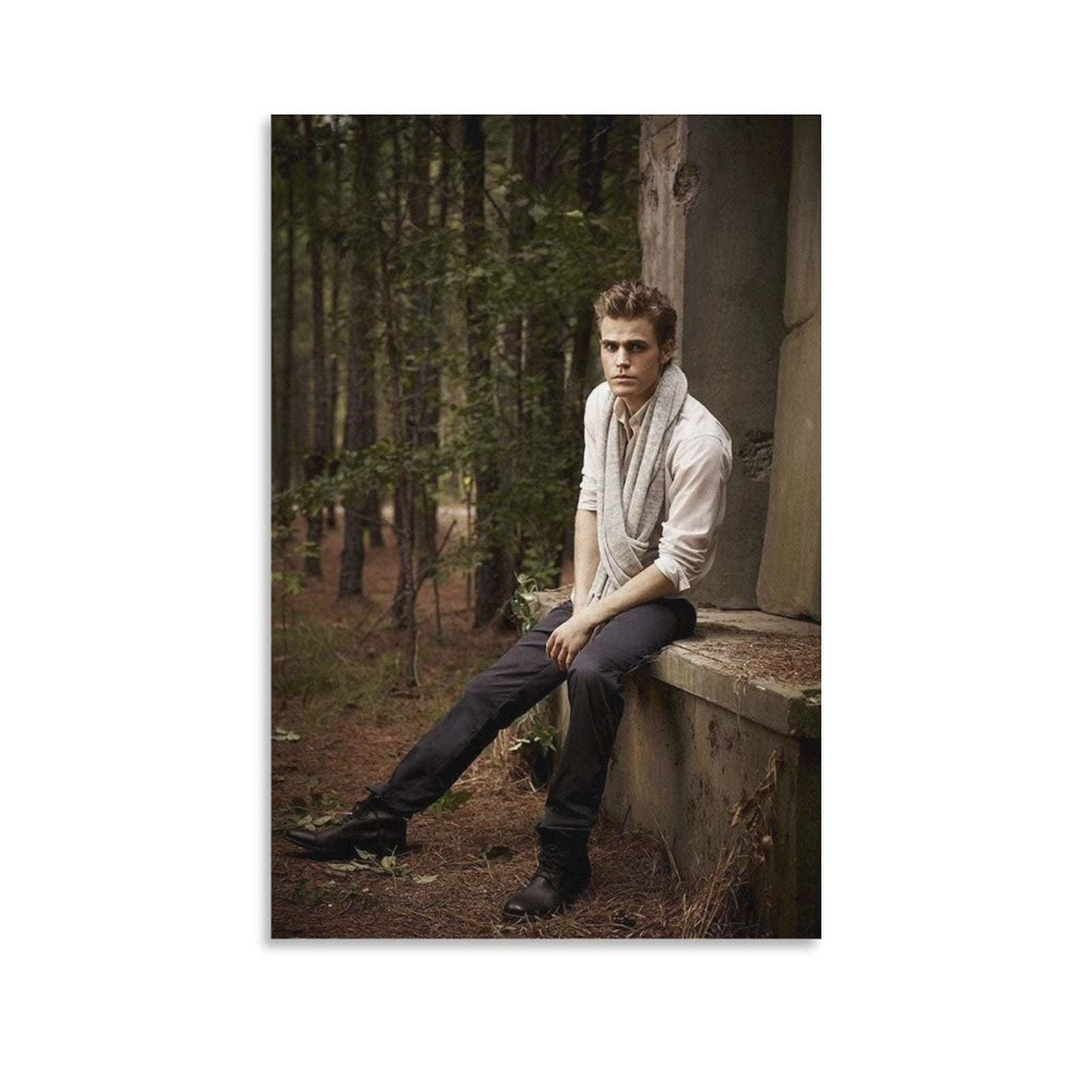 Paul Wesley Poster HOT Actor Posters Wall Art Painting Canvas Gift ...