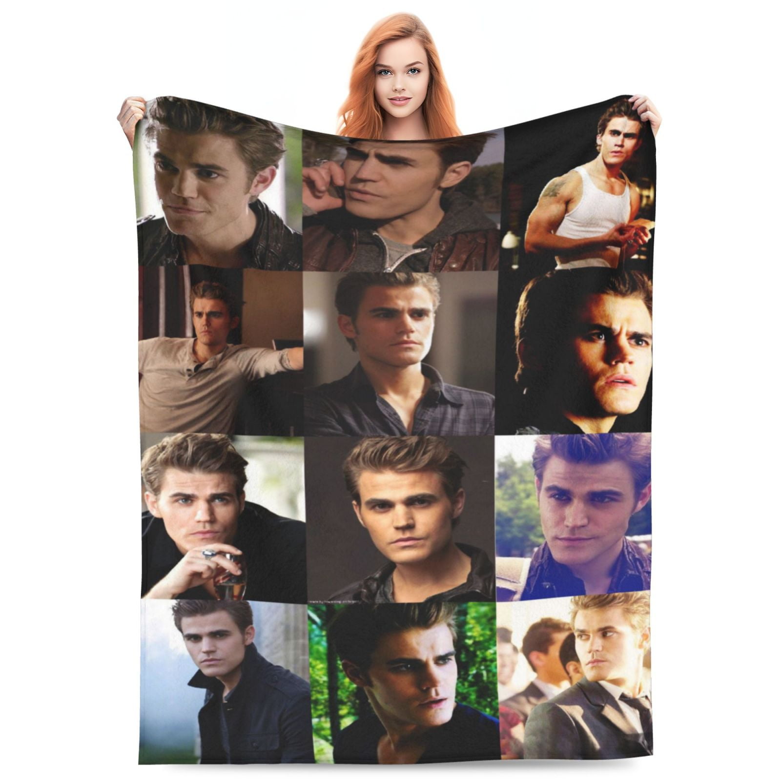 Paul Wesley Throw Blanket Ultra-Soft Cozy Flannel Fleece Picnic Blanket ...