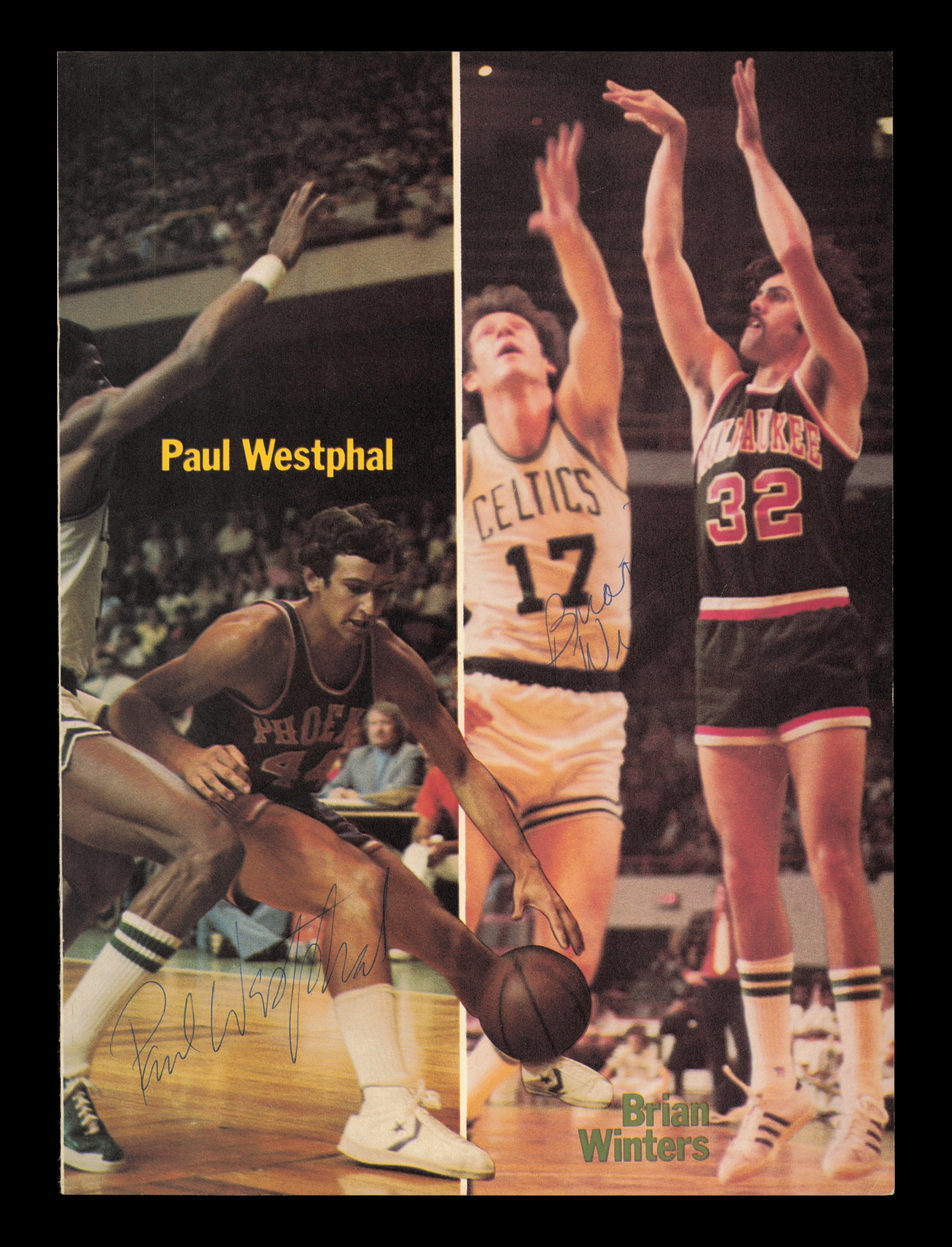 Paul Westphal, Brian Winters & Jo Jo White Autographed 8x11 Magazine ...