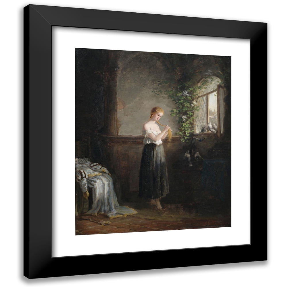 Paul Wichmann 12x14 Black Modern Framed Museum Art Print Titled - A ...