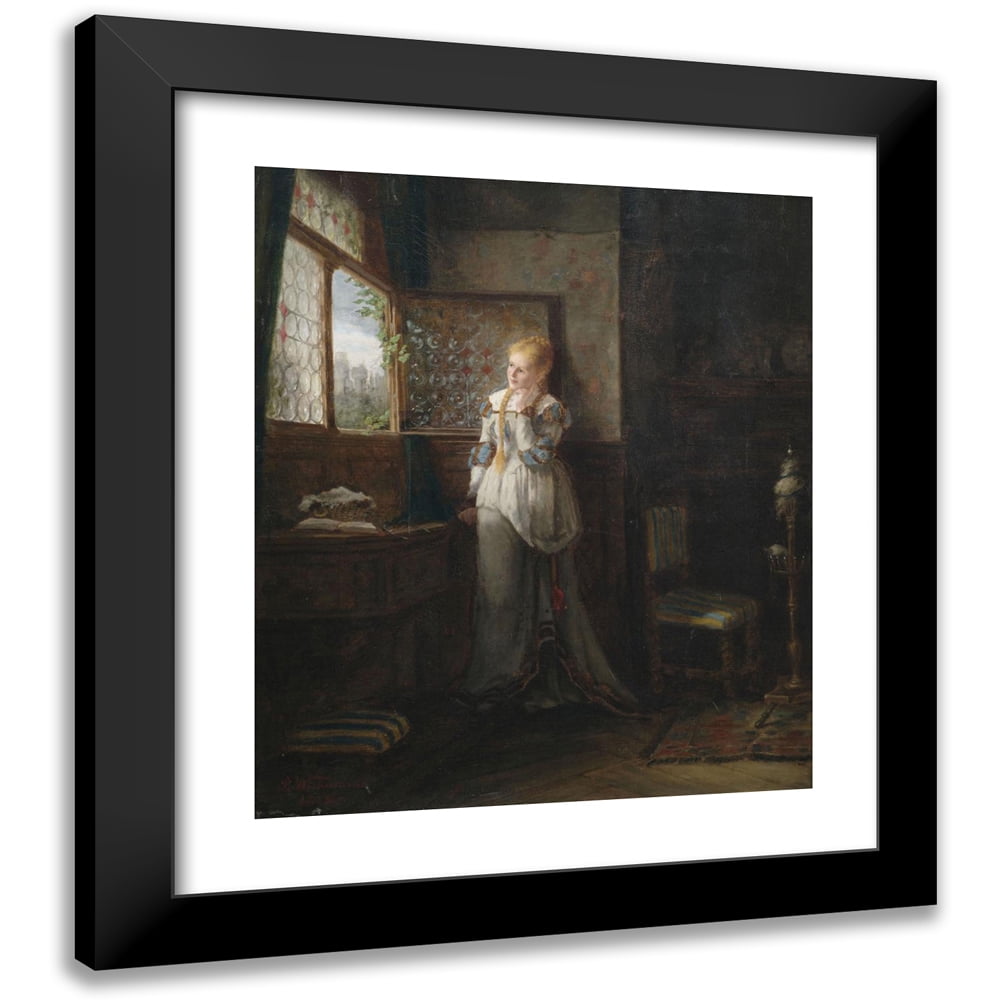 Paul Wichmann 12x14 Black Modern Framed Museum Art Print Titled - A ...