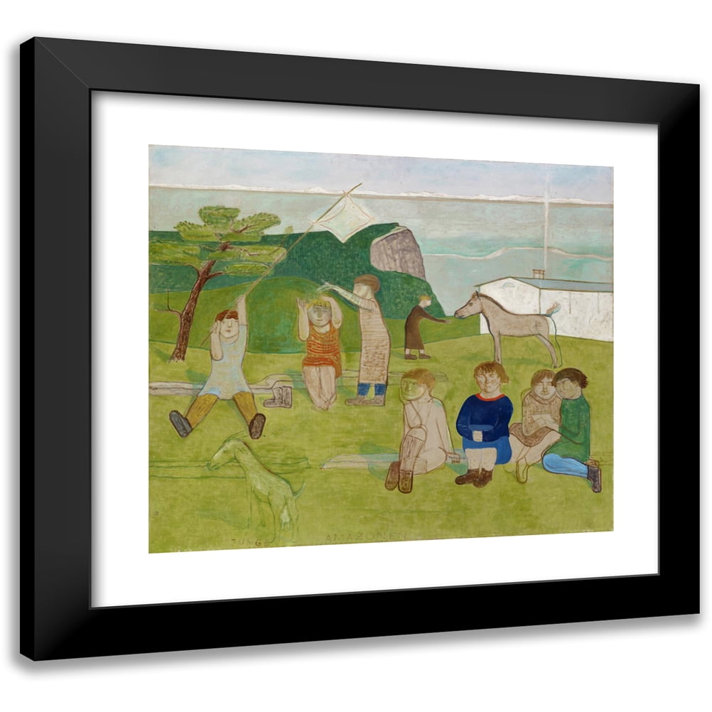 Paul Wilde 17x15 Black Modern Framed Museum Art Print Titled - Young ...