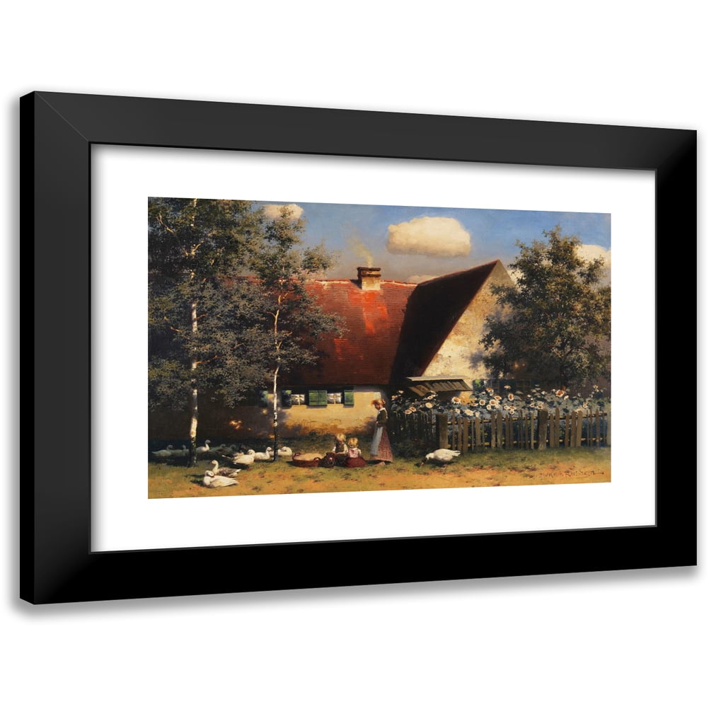 Paul Wilhelm Keller-Reutlingen 14x11 Black Modern Framed Museum Art ...