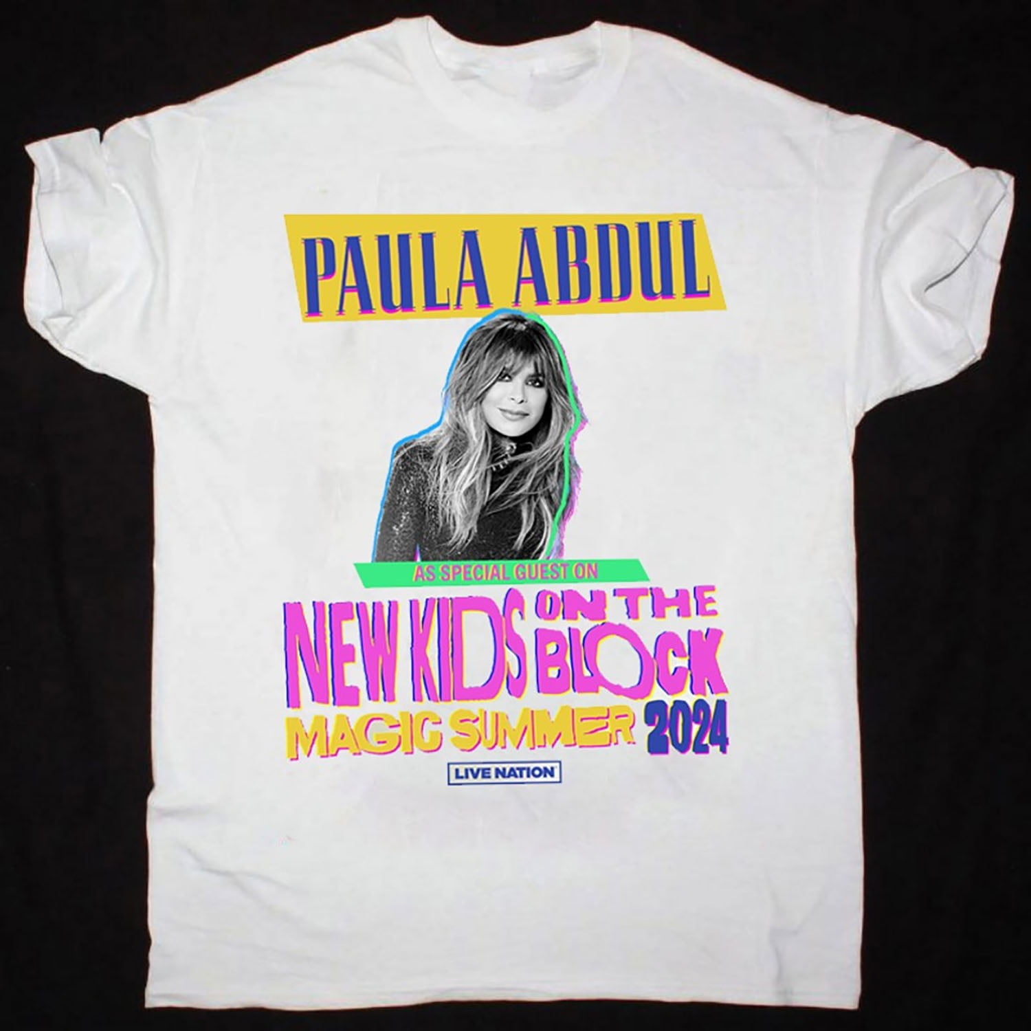 Paula Abdul NK on The Block THE MAGIC SUMMER 2024 TOUr Shirt - Walmart.com