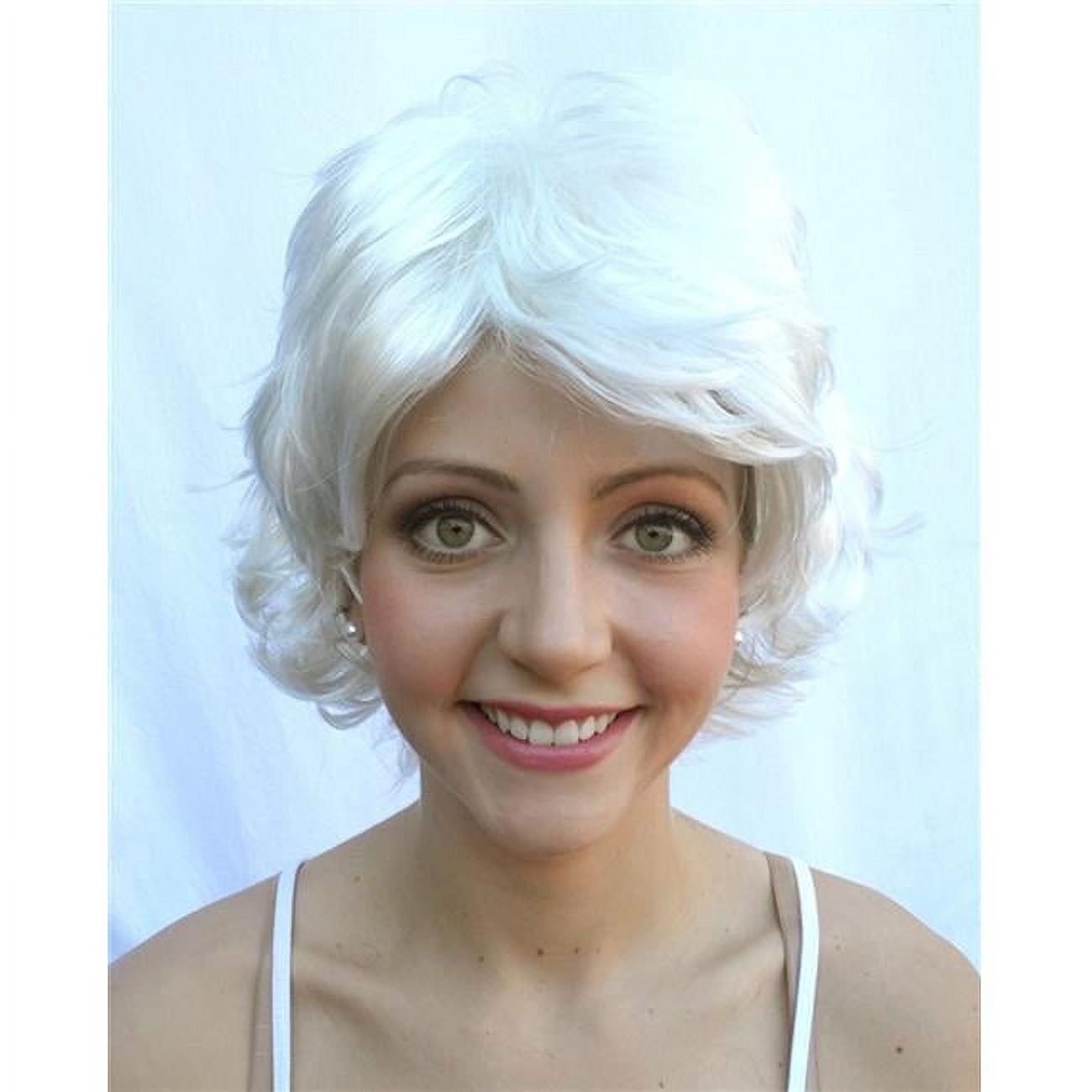 Paula Dee White Wig Costume - Walmart.com