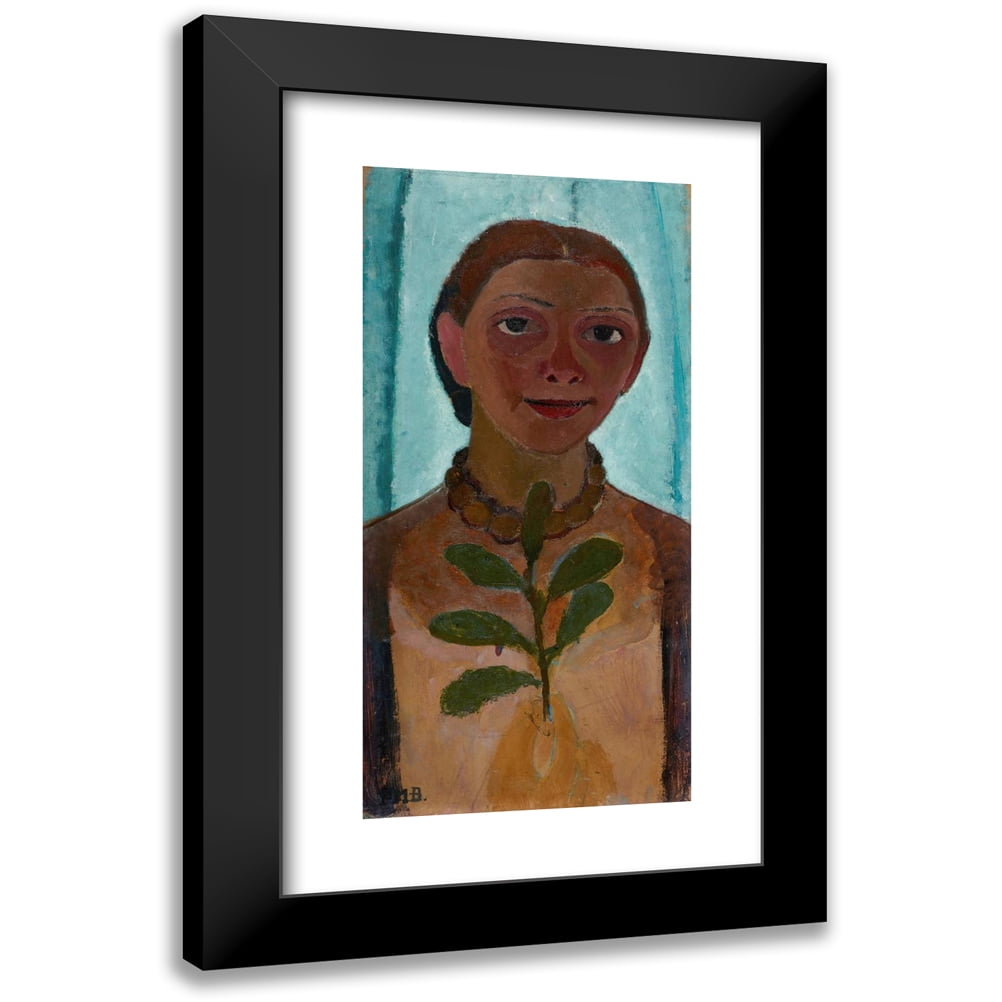 Paula Modersohn-Becker 11x18 Black Modern Framed Museum Art Print ...