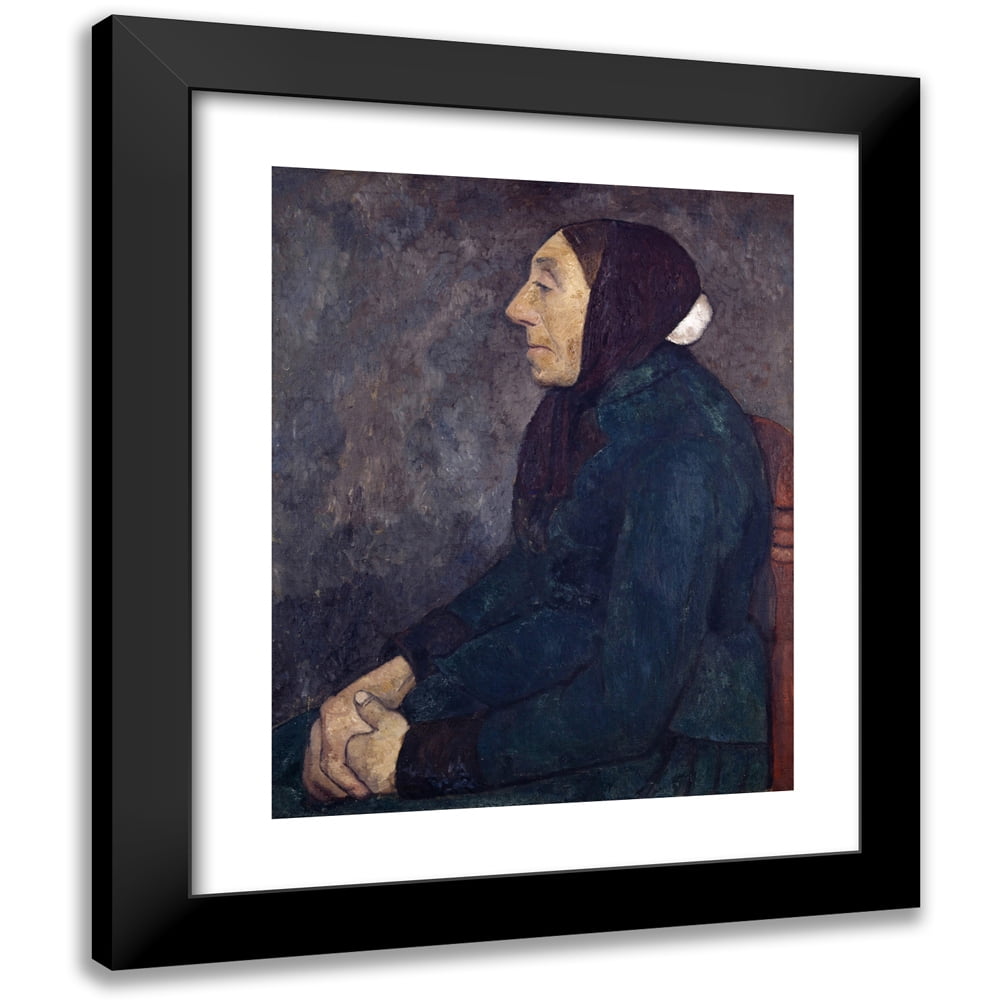 Paula Modersohn-Becker 12x14 Black Modern Framed Museum Art Print ...
