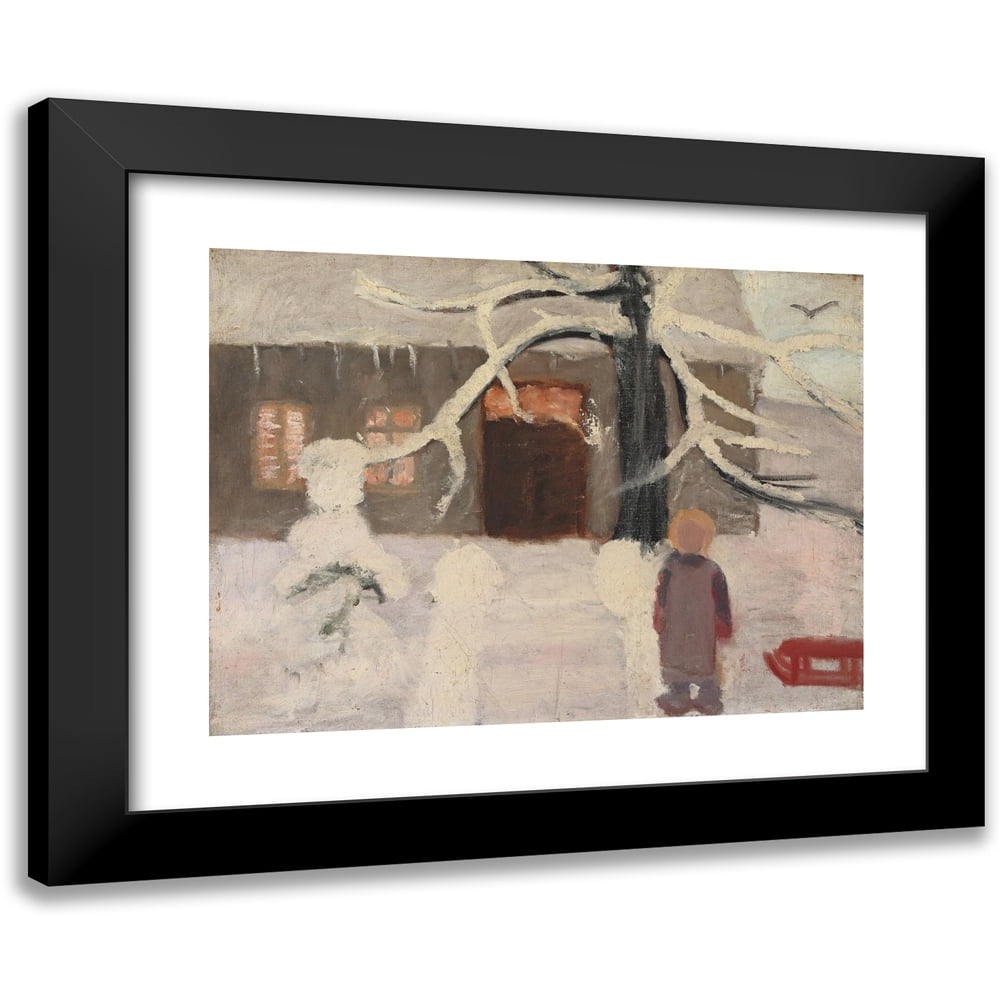 Paula Modersohn-Becker 14x11 Black Modern Framed Museum Art Print ...