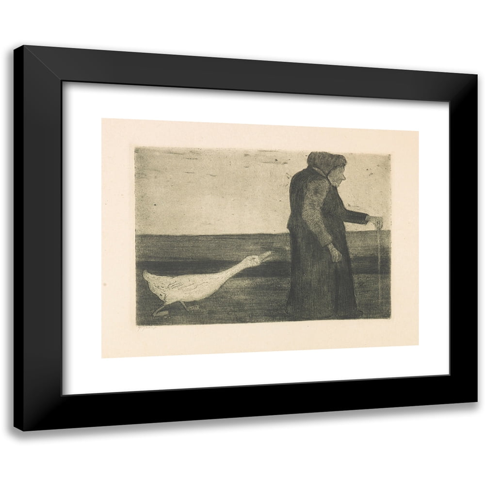 Paula Modersohn-Becker 14x12 Black Modern Framed Museum Art Print ...