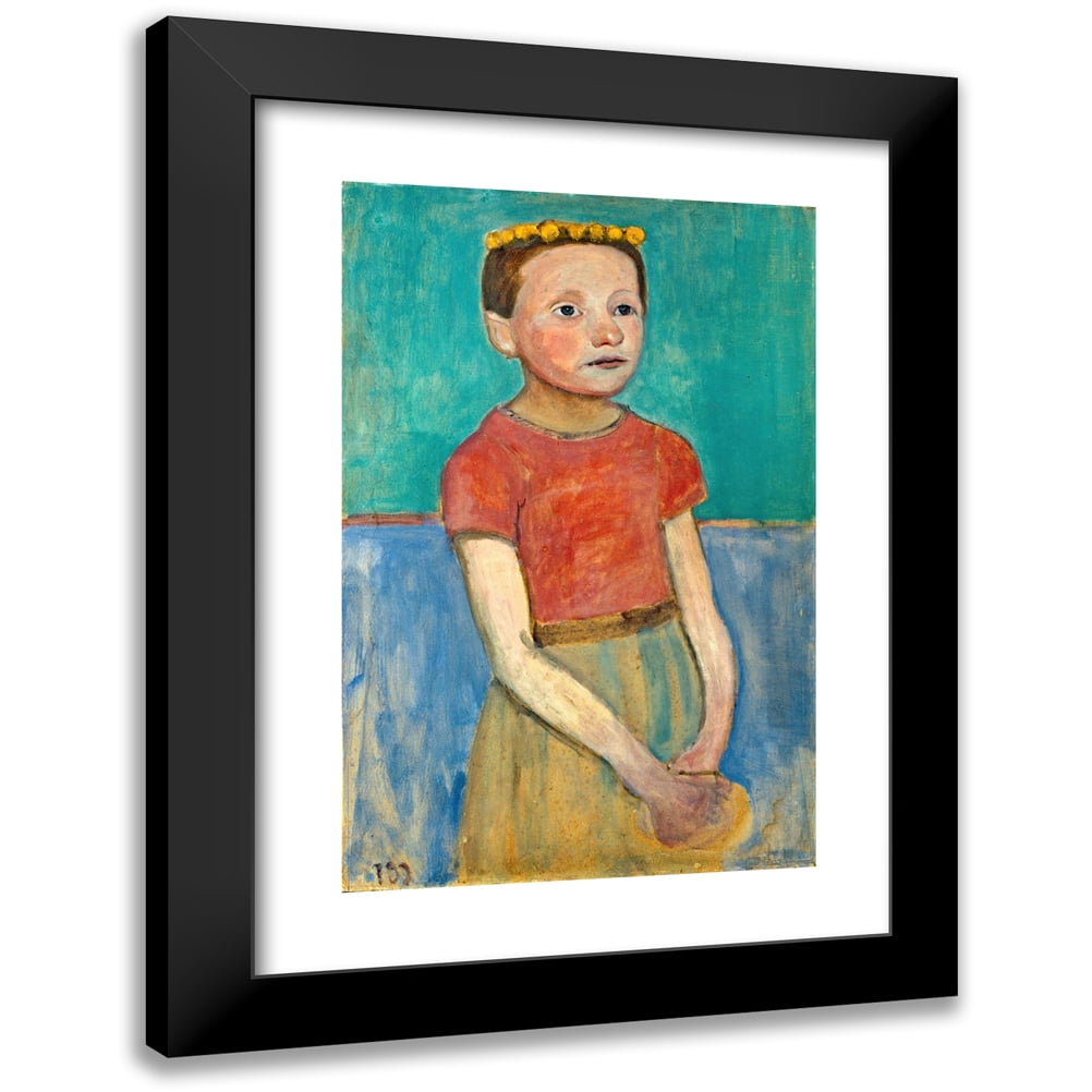 Paula Modersohn-Becker 17x24 Black Modern Framed Museum Art Print ...