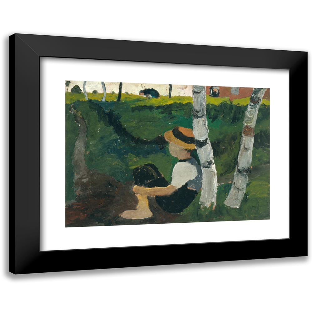 Paula Modersohn-Becker 18x14 Black Modern Framed Museum Art Print ...