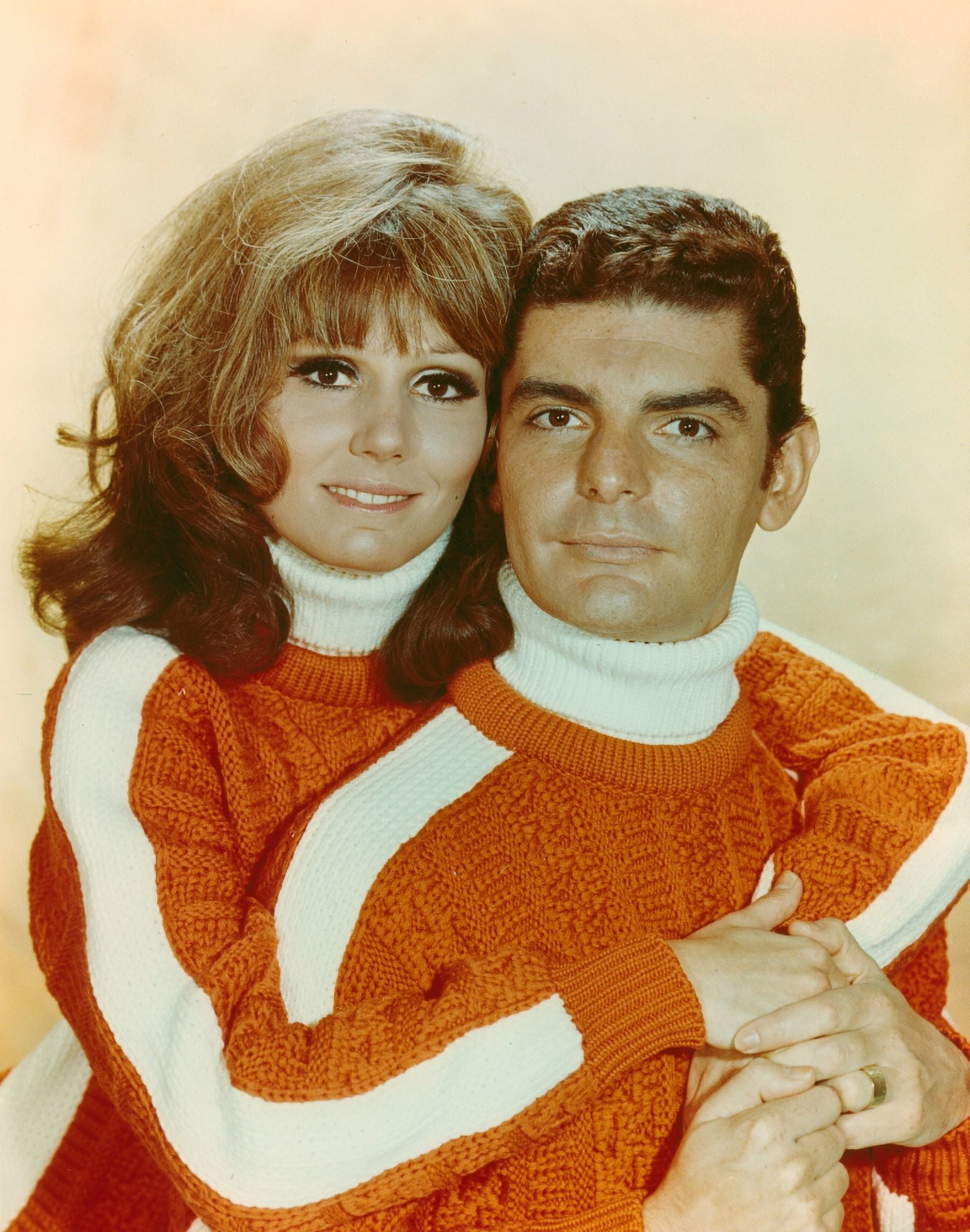 Paula Prentiss wearing the Same Sweater Couple Portrait with White ...