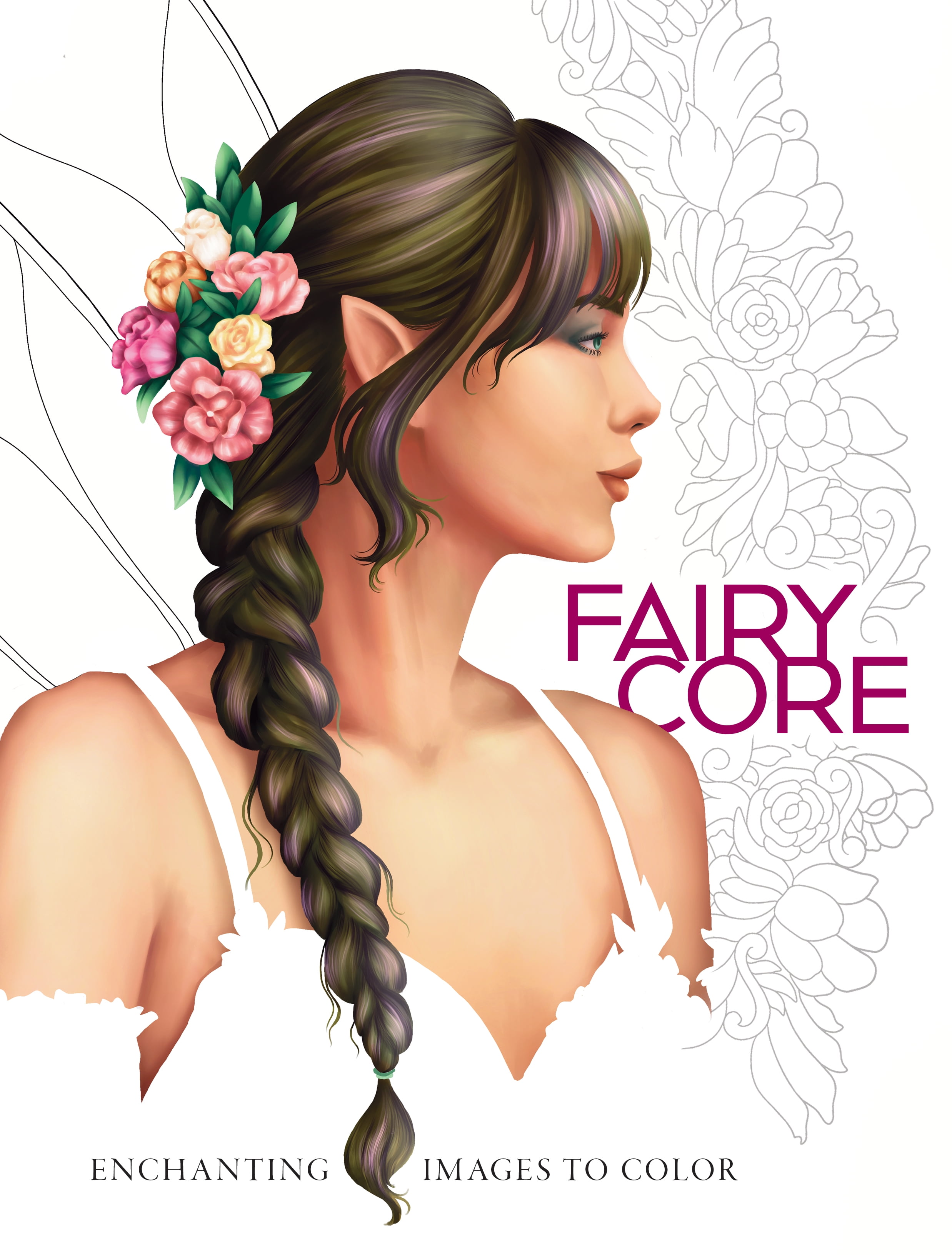 Fairycore: Enchanting Images to Color, 128 pages (Paperback) - Walmart.com