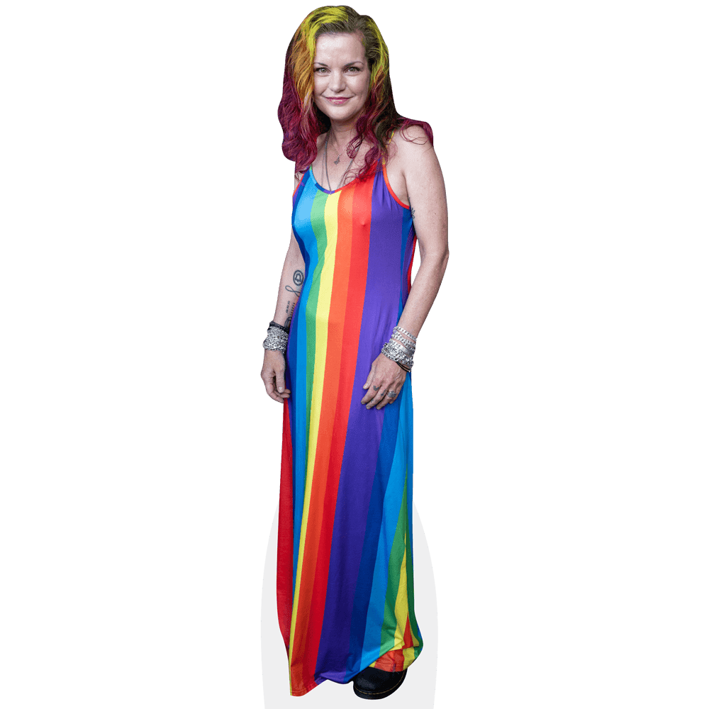 Pauley Perrette (Colourful Dress) Mini Size Cutout. Standee. - Walmart.com