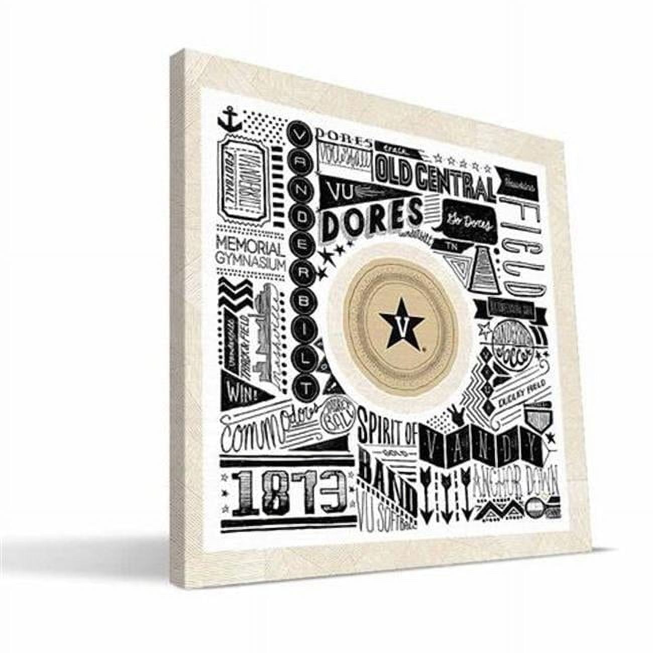Paulson Designs VANPG2424 Vanderbilt Pictograph Canvas, 24 x 24 in ...