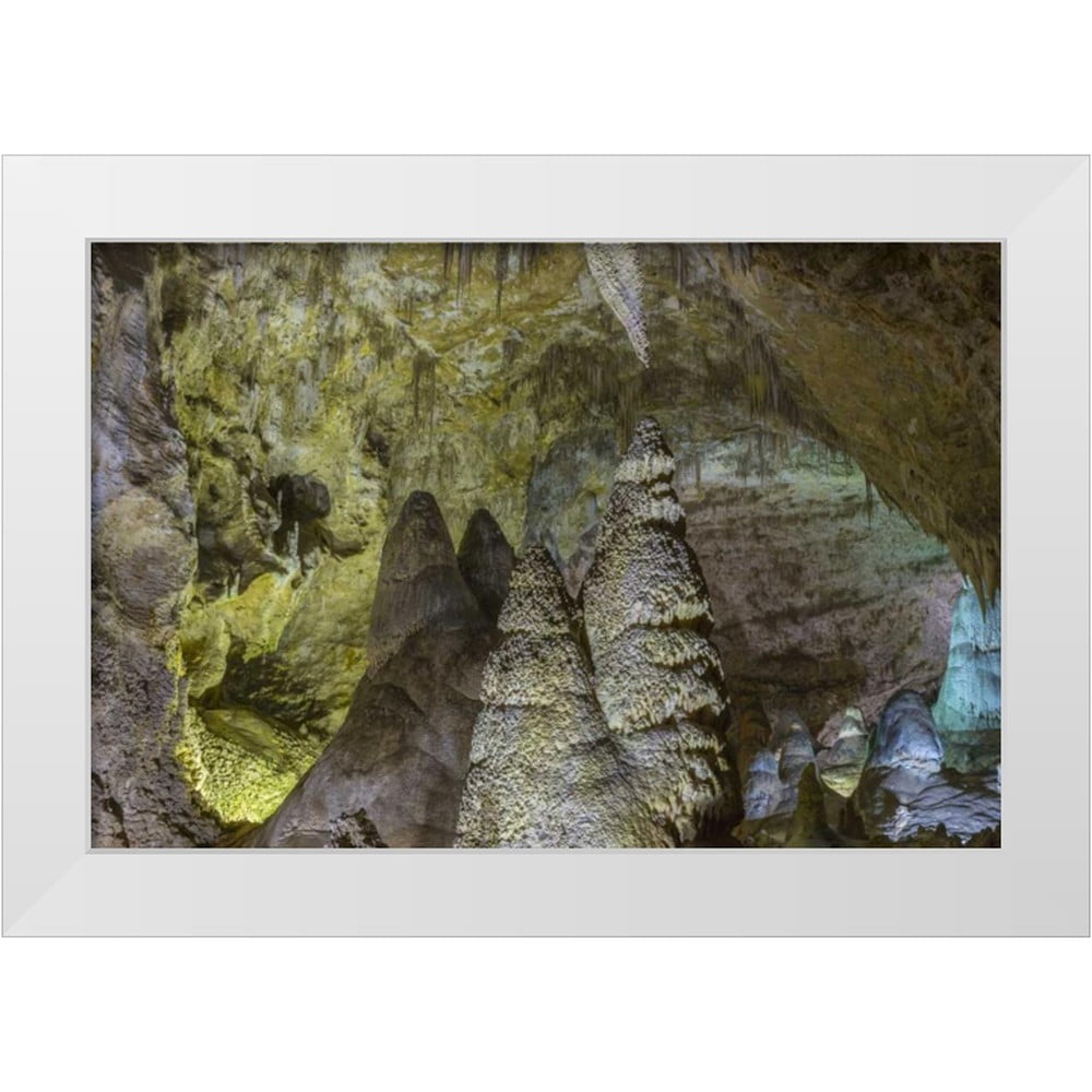 Paulson, Don 18x13 White Modern Wood Framed Museum Art Print Titled - New Mexico, Carlsbad ...