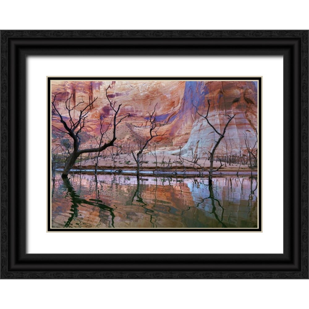 Paulson, Don 18x14 Black Ornate Wood Framed with Double Matting Museum ...