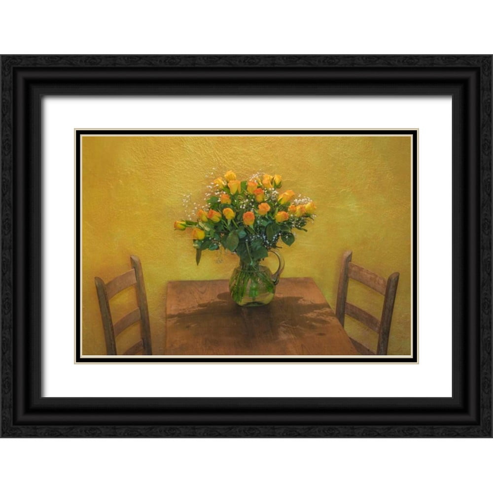 Paulson, Don 24x17 Black Ornate Wood Framed with Double Matting Museum ...