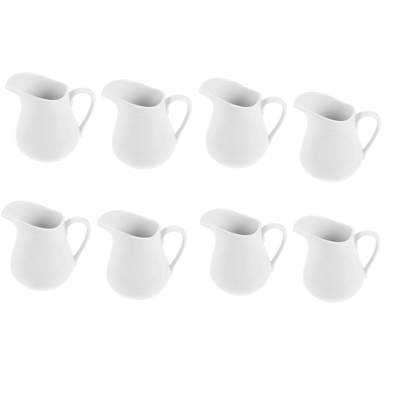 Paulsons Hospitality White Ceramic with Handle Coffee Milk Creamer ...