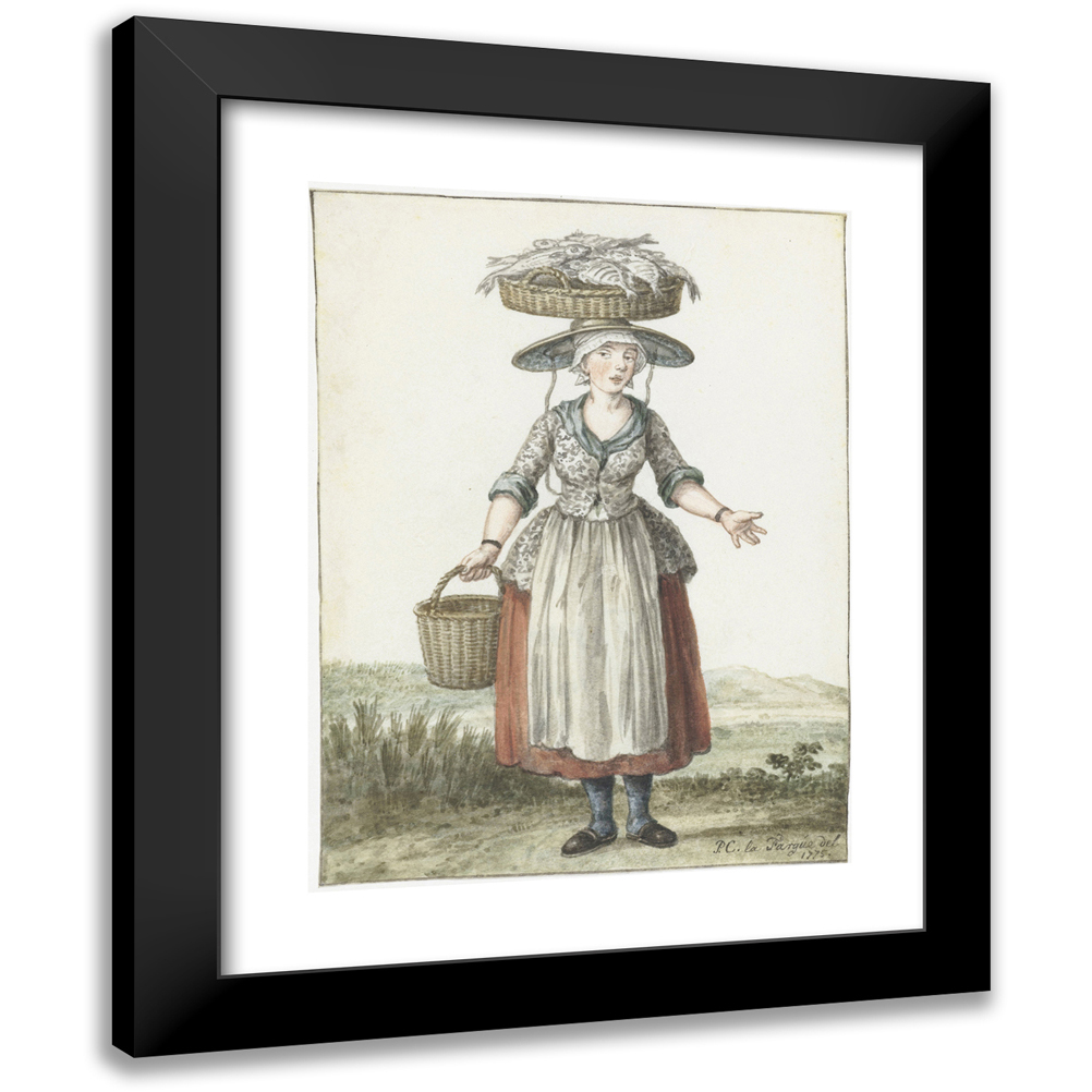 Paulus Constantijn la Fargue 12x14 Black Modern Framed Museum Art Print ...