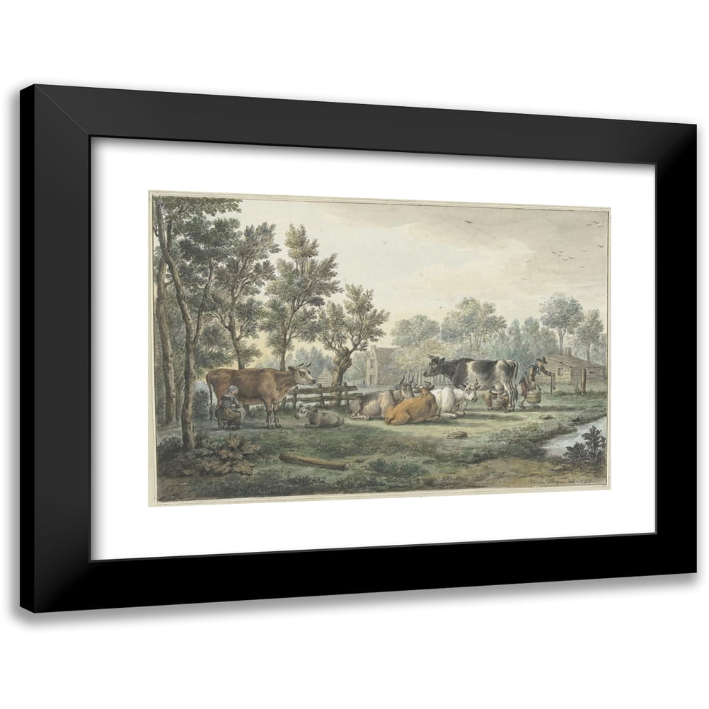 Paulus Constantijn la Fargue 14x11 Black Modern Framed Museum Art Print ...