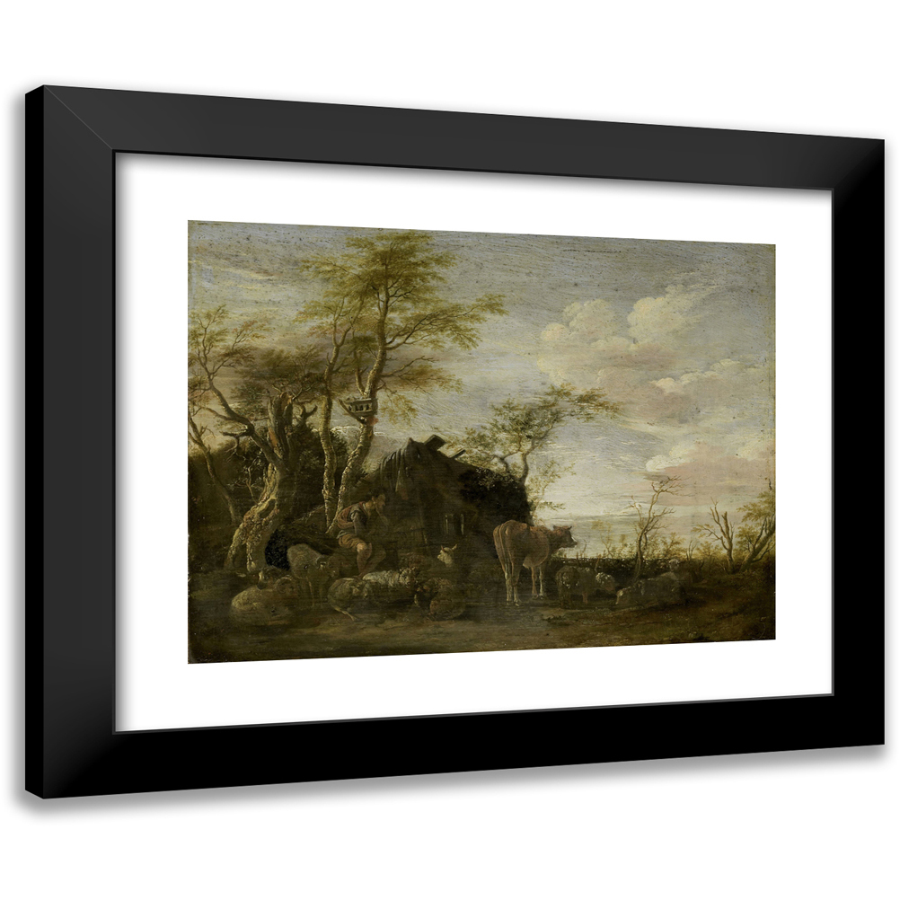 Paulus Potter 18x15 Black Modern Framed Museum Art Print Titled - A ...