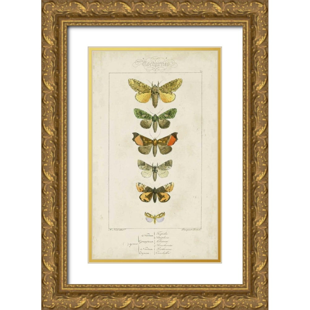 Pauquet 16x24 Gold Ornate Wood Framed with Double Matting Museum Art ...