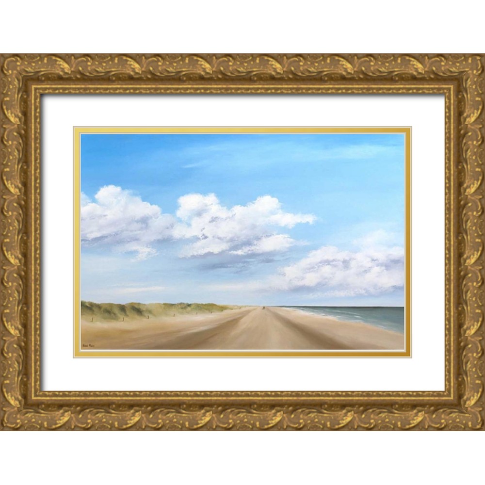 Paus, Hans 14x11 Gold Ornate Wood Framed with Double Matting Museum Art ...