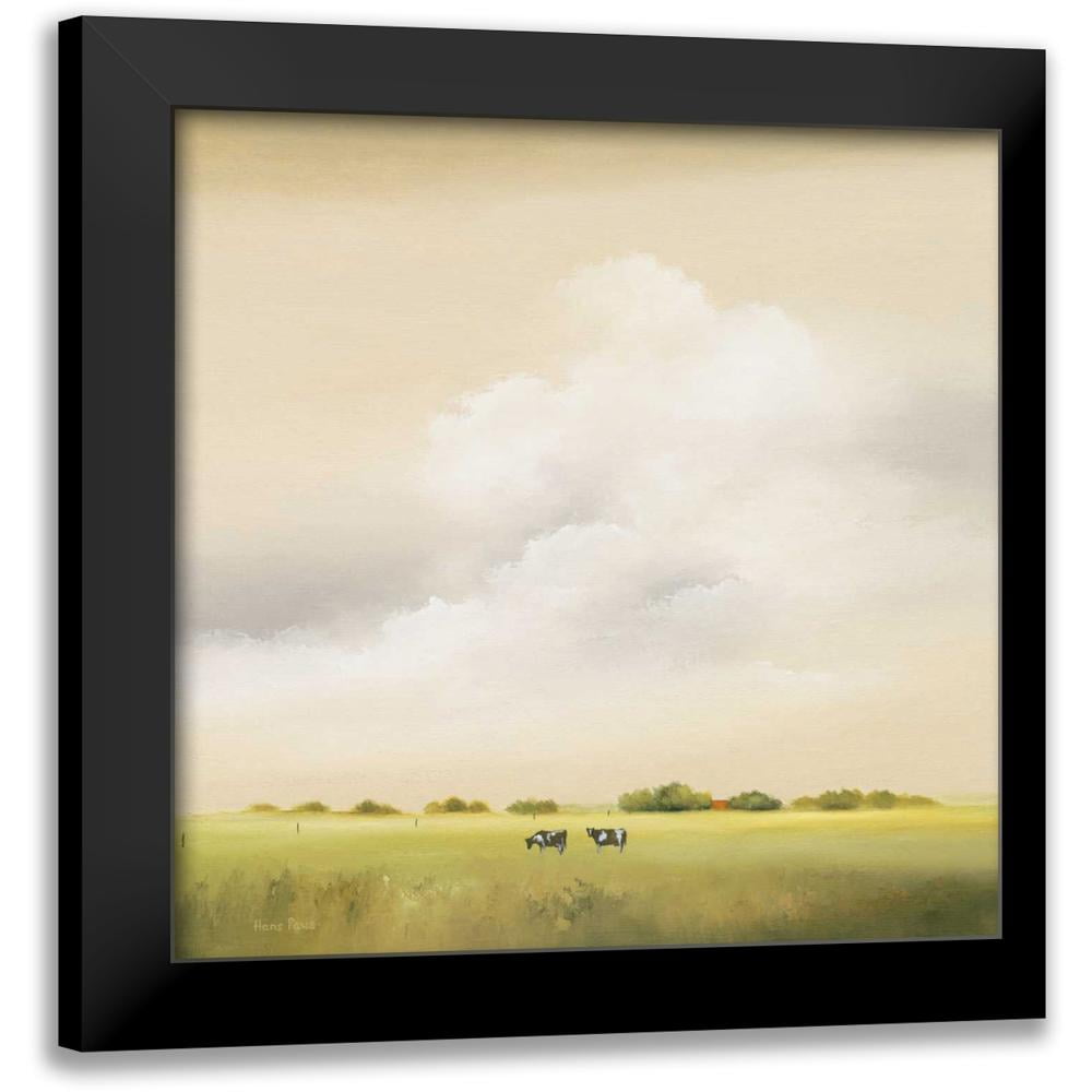 Paus, Hans 15x15 Black Modern Framed Museum Art Print Titled - Cows II - Walmart.com