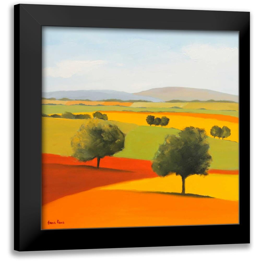 Paus, Hans 15x15 Black Modern Framed Museum Art Print Titled - Red Tree ...