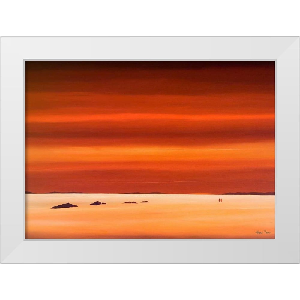 Paus, Hans 18x14 White Modern Wood Framed Museum Art Print Titled ...