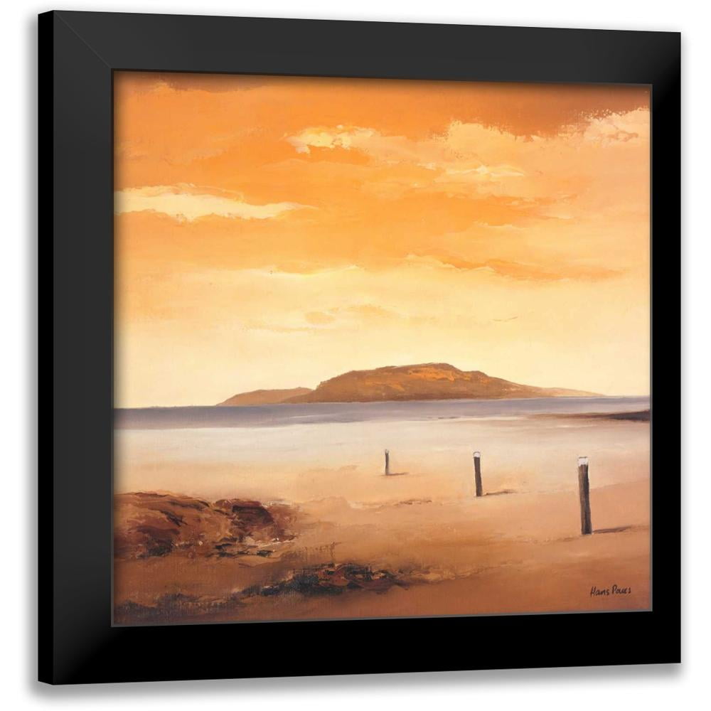 Paus, Hans 20x20 Black Modern Framed Museum Art Print Titled - Quiet ...