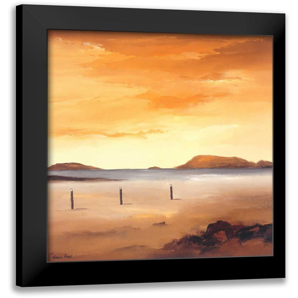 Paus, Hans 20x20 Black Modern Framed Museum Art Print Titled - Quiet ...