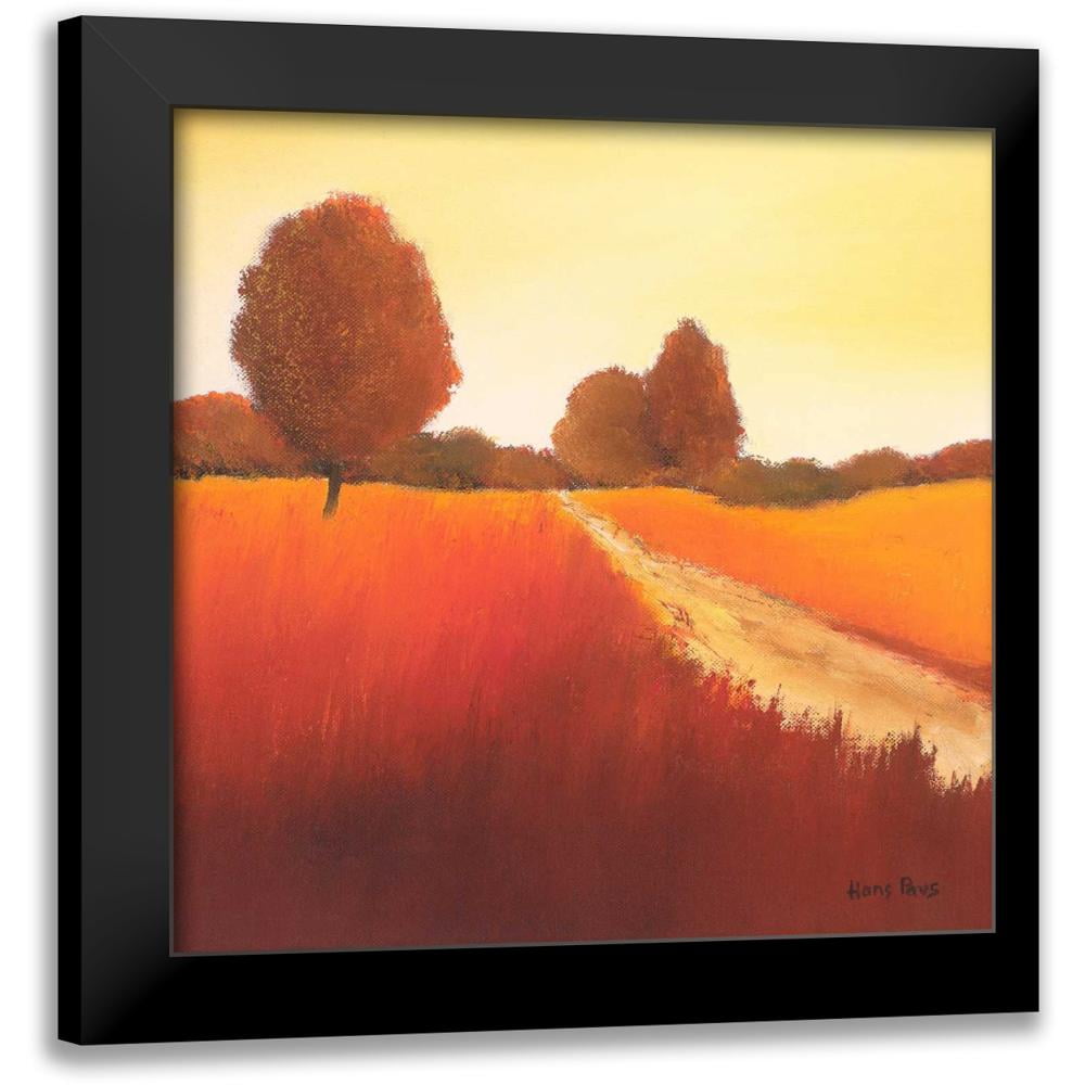 Paus, Hans 20x20 Black Modern Framed Museum Art Print Titled - Scarlet ...