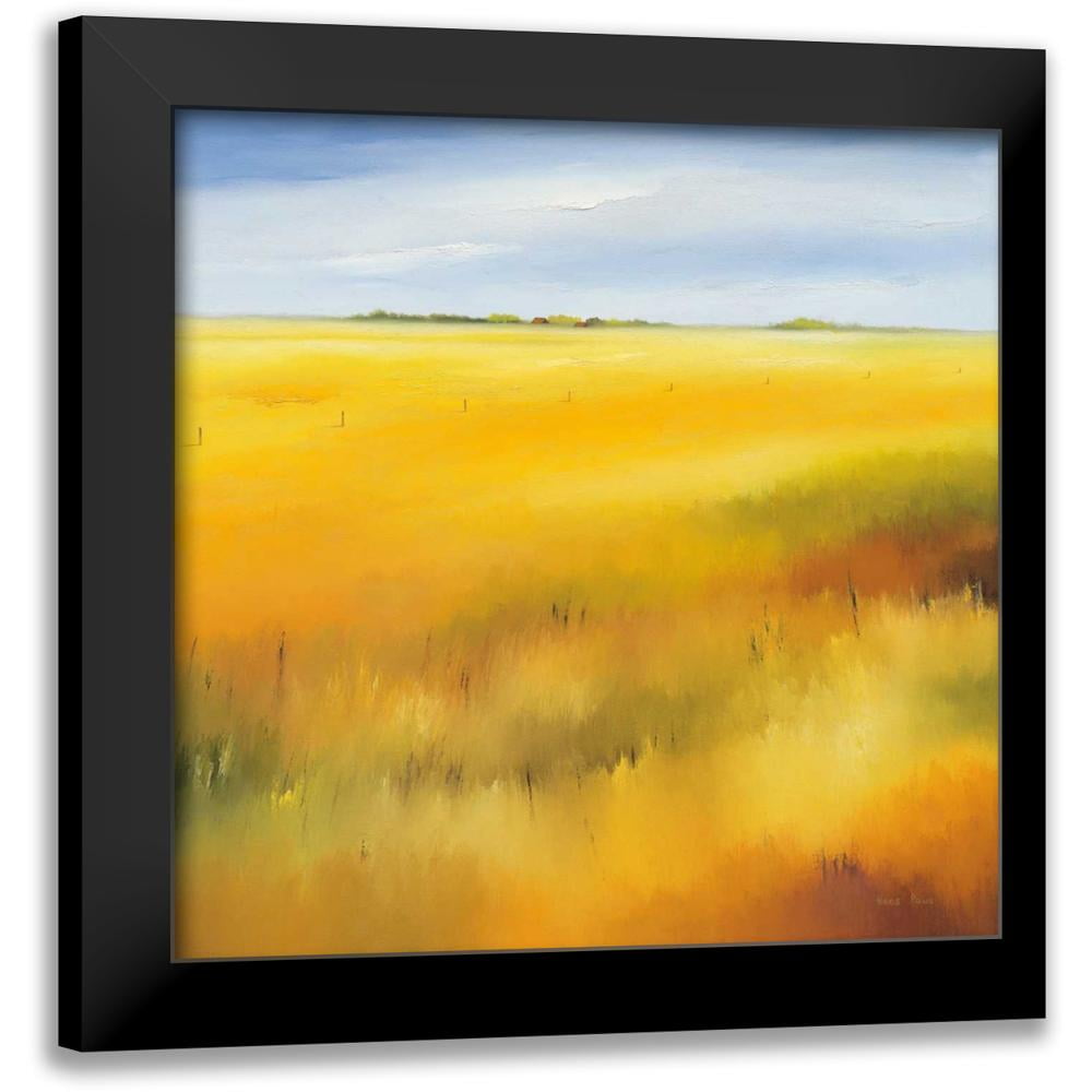 Paus, Hans 20x20 Black Modern Framed Museum Art Print Titled - Yellow ...