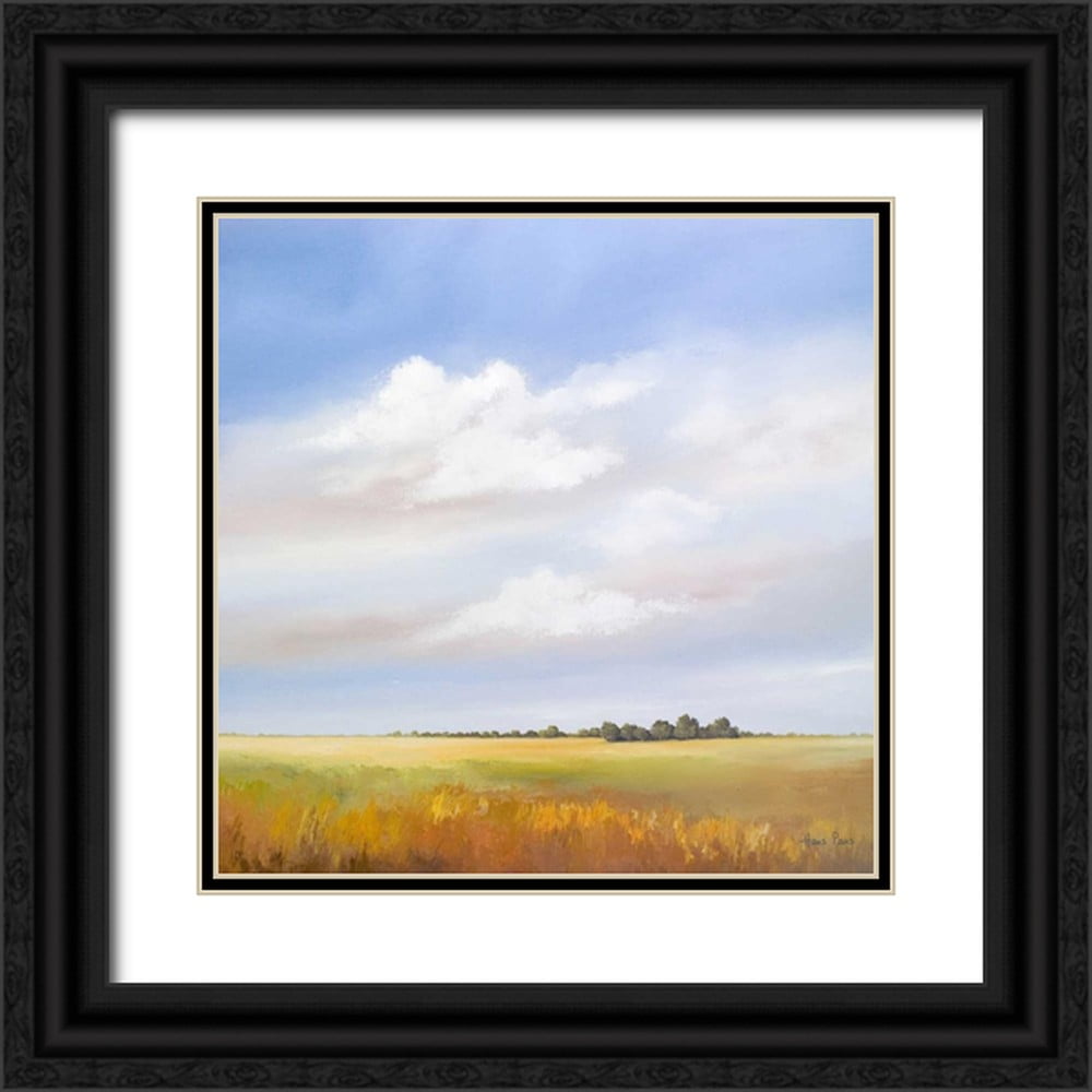 Paus, Hans 20x20 Black Ornate Wood Framed with Double Matting Museum ...