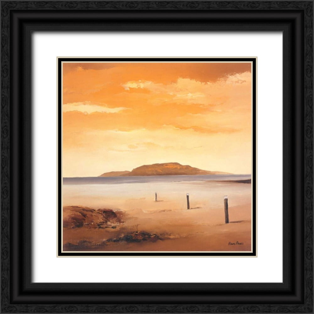 Paus, Hans 20x20 Black Ornate Wood Framed with Double Matting Museum ...