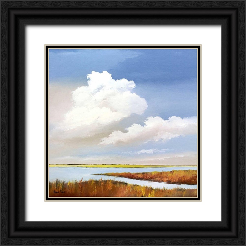 Paus, Hans 20x20 Black Ornate Wood Framed with Double Matting Museum ...