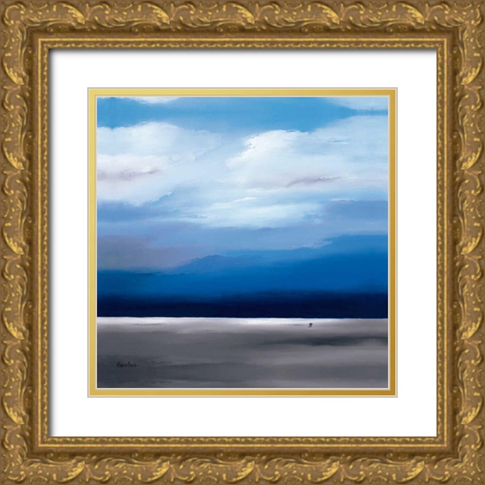 Paus, Hans 20x20 Gold Ornate Wood Framed with Double Matting Museum Art ...