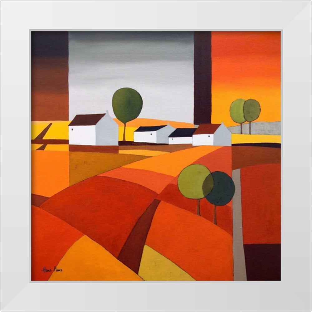 Paus, Hans 20x20 White Modern Wood Framed Museum Art Print Titled ...