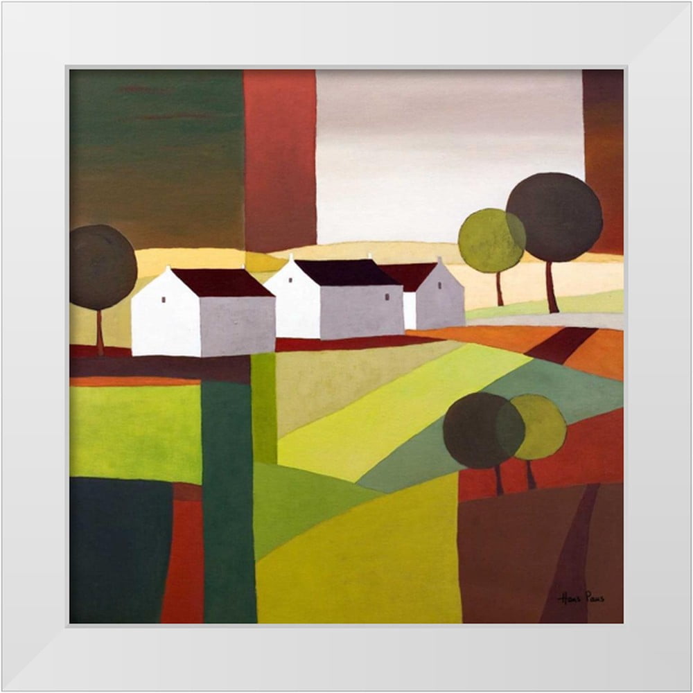 Paus, Hans 20x20 White Modern Wood Framed Museum Art Print Titled ...