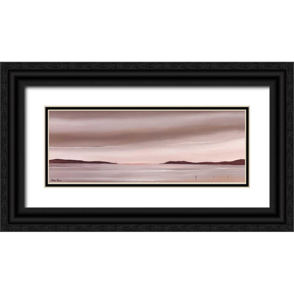 Paus, Hans 24x11 Black Ornate Wood Framed with Double Matting Museum ...