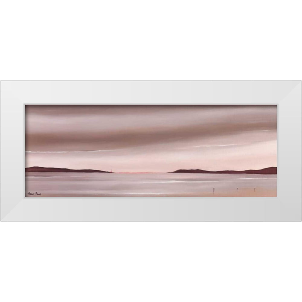 Paus, Hans 24x11 White Modern Wood Framed Museum Art Print Titled - A ...