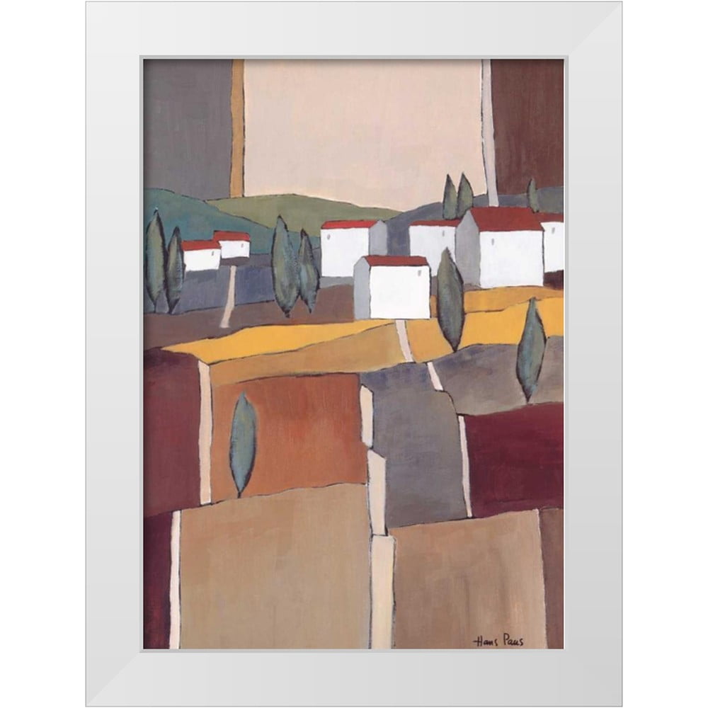 Paus, Hans 24x32 White Modern Wood Framed Museum Art Print Titled ...